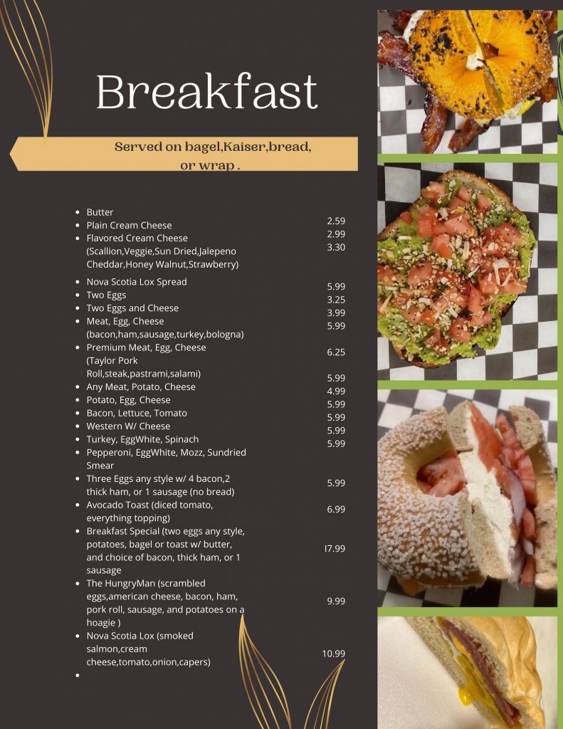 Menu – Bagels & Beyond