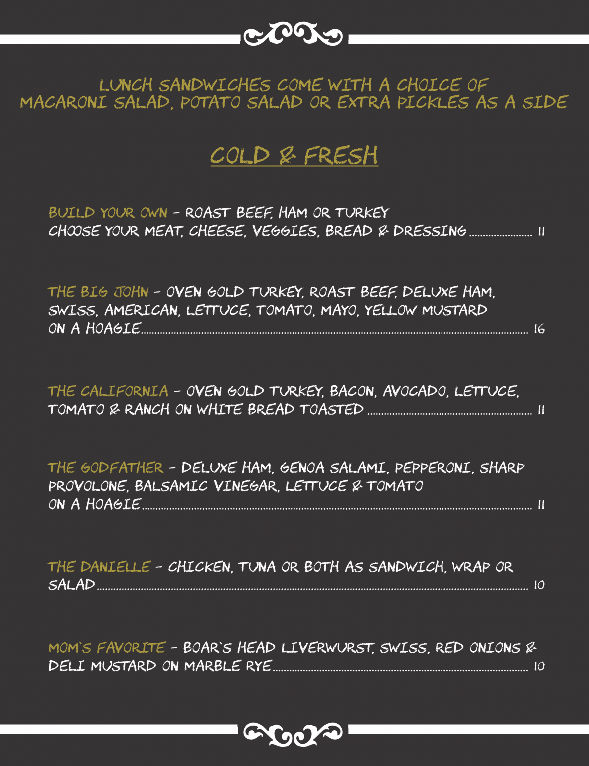 Lunch – Bagels & Beyond